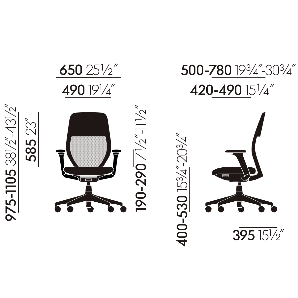 Vitra ヴィトラ ACX Light エーシーエックス ライト | The Chair Shop